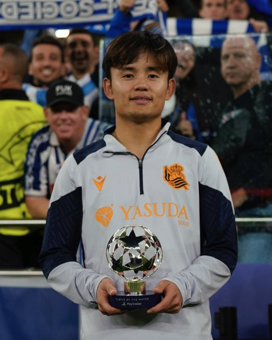 더쿠 - 쿠보 아시아 최연소로 UEFA 챔피언스리그 POTM 선정