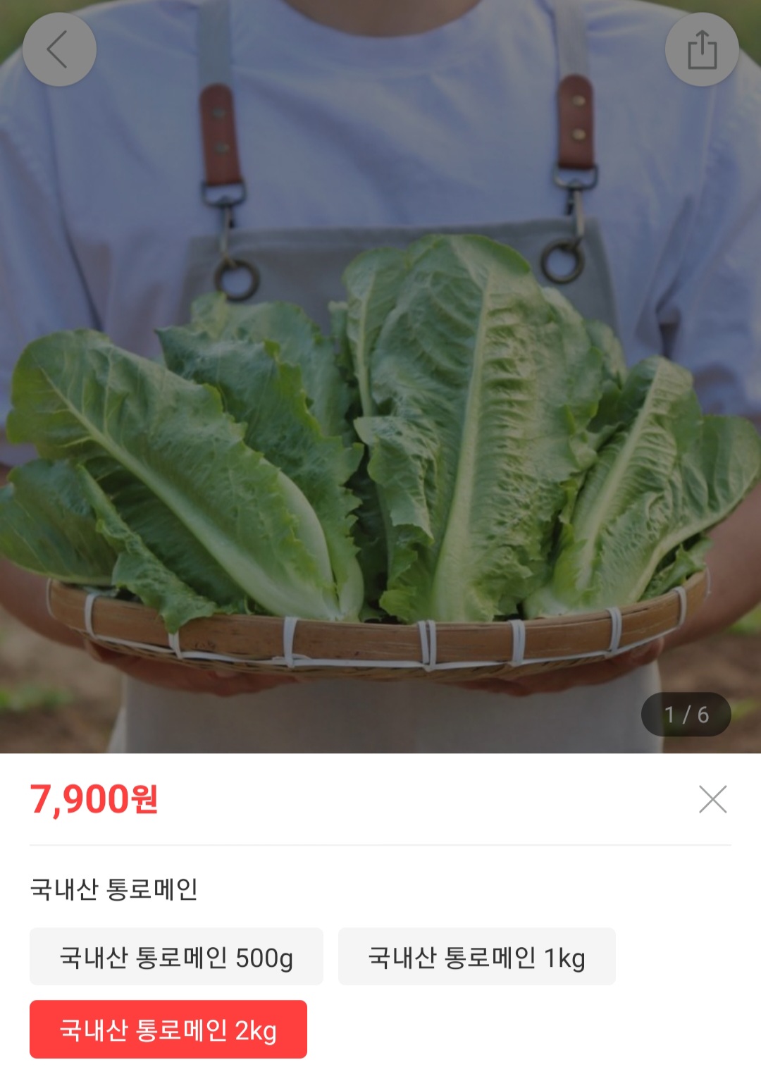 더쿠 - 올ㅇ이즈 통로메인 2kg 7900원 1kg 6500원