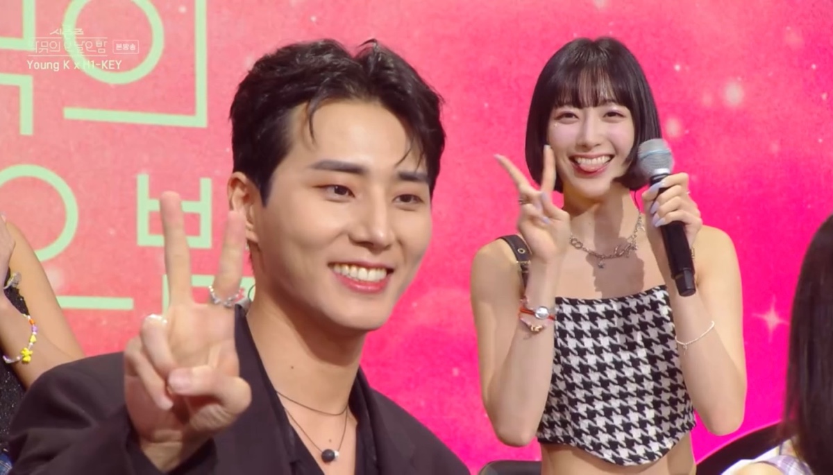 더쿠 - 데이식스 영케이랑 같이 TV 나왔다고 자랑하는 걸그룹 멤버