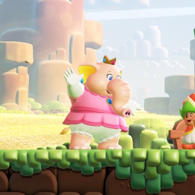 더쿠 - 마리오원더 아 피치공주 코끼리 넘 귀여운데?ㅜㅜㅜㅜ