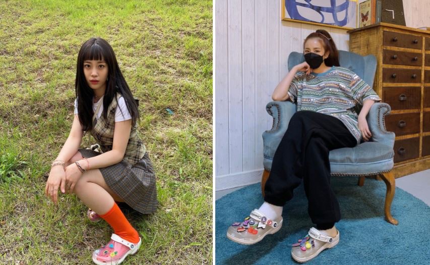 더쿠 유행 중인 크록스 스타일리시하게 신는 법