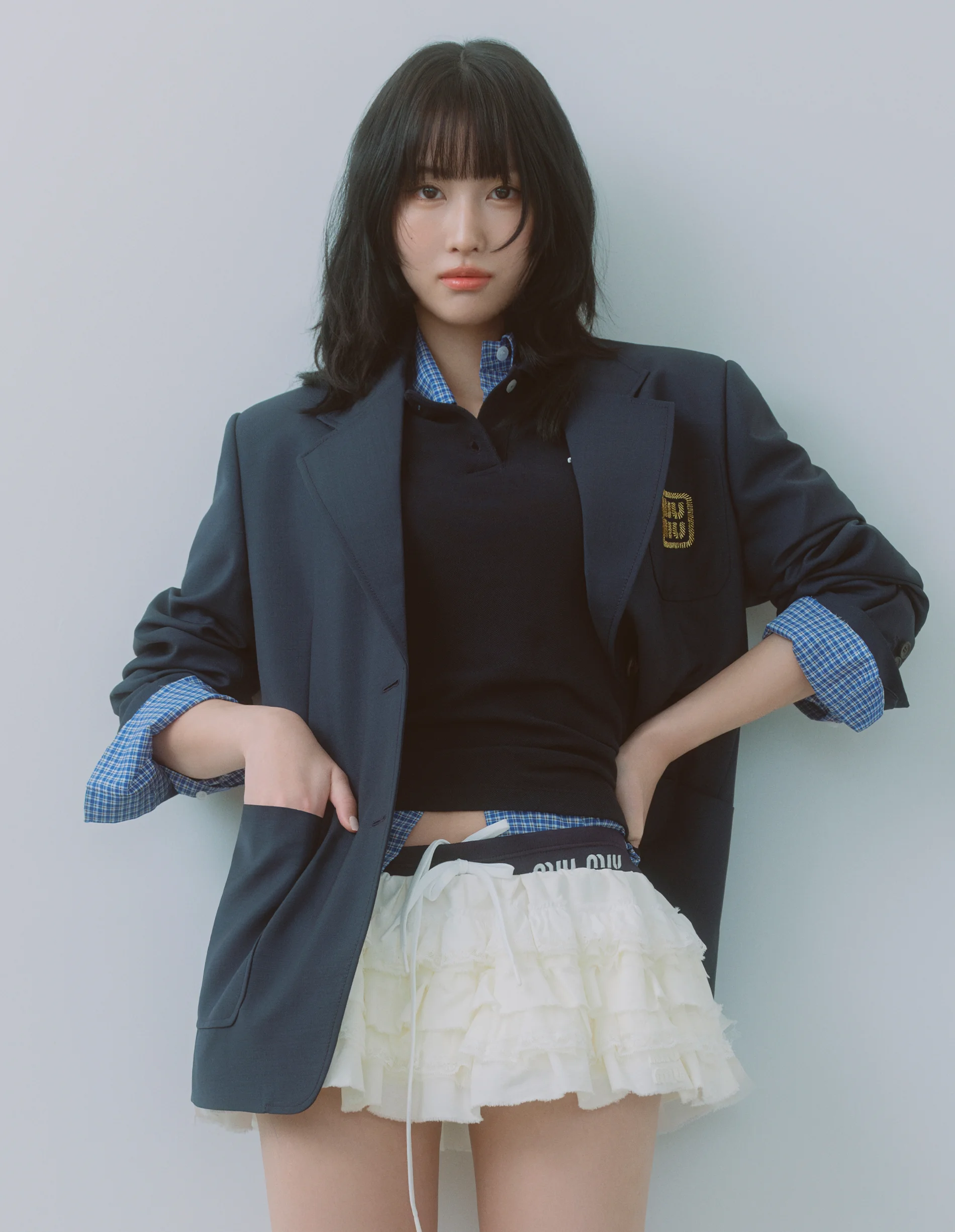 더쿠 - SPUR 4월호 트와이스 모모 x 미우미우 화보