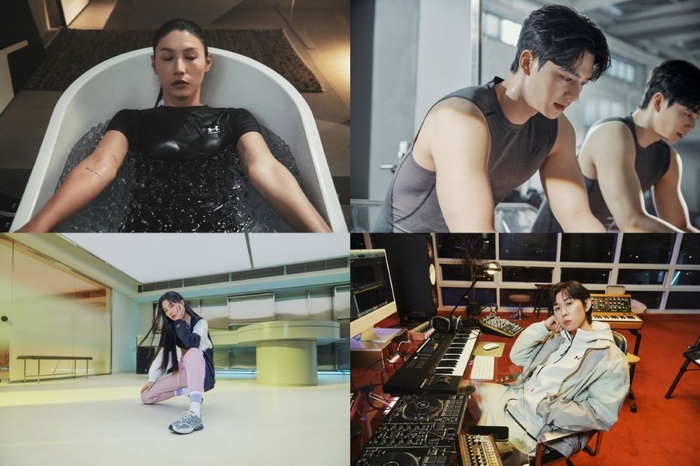 더쿠 김연경 송강 슬기 코드 쿤스트 언더아머 2024 브랜드 캠페인 ‘나의 모든 건 언더로부터에서 ‘역대급 조합