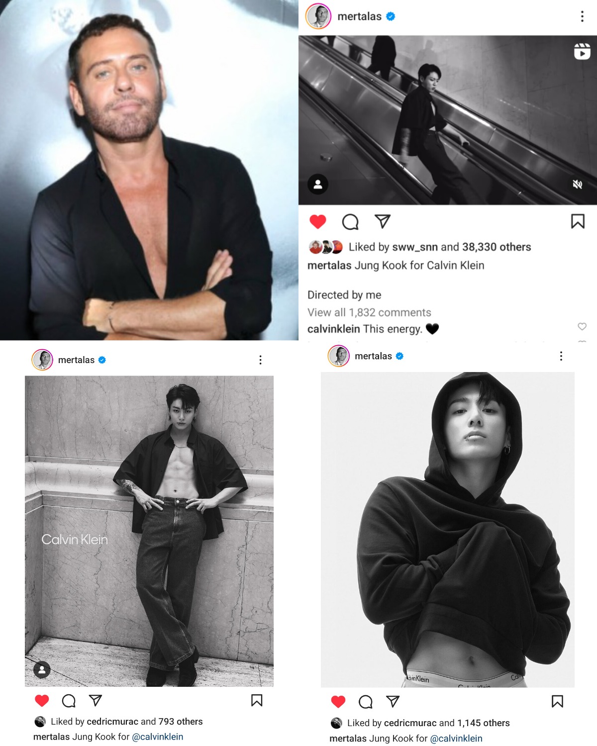 더쿠 - 캘빈 작업한 포토그래퍼 인스스에 정국