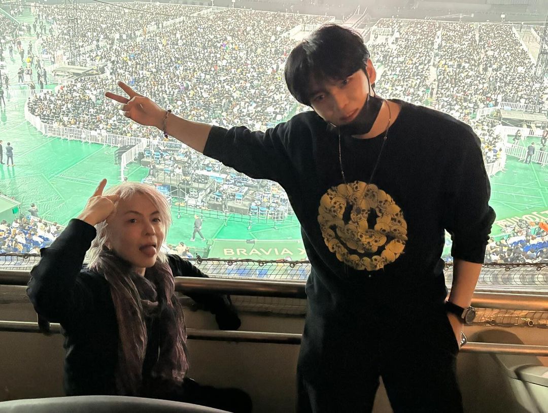 더쿠 - 김재중 인스타그램 - hyde형님과 taka와hiro의 콘서트 관람하고 왔습니다
