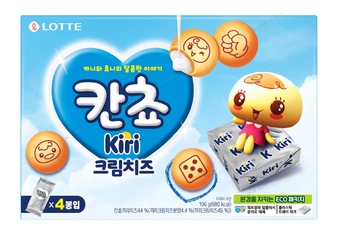 더쿠 롯데제과x끼리크림치즈 콜라보 4종