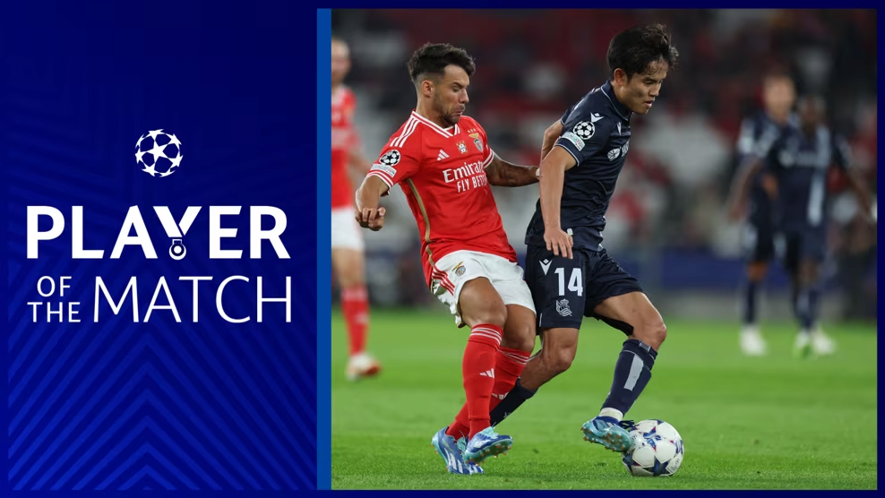 더쿠 - 쿠보 아시아 최연소로 UEFA 챔피언스리그 POTM 선정