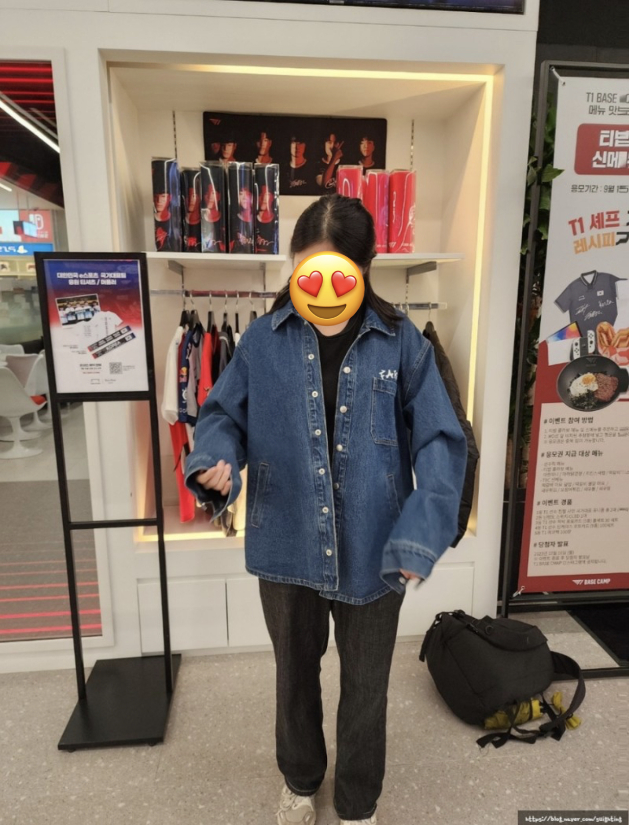 더쿠 - 데님자켓 길이 느낌(착샷있음)