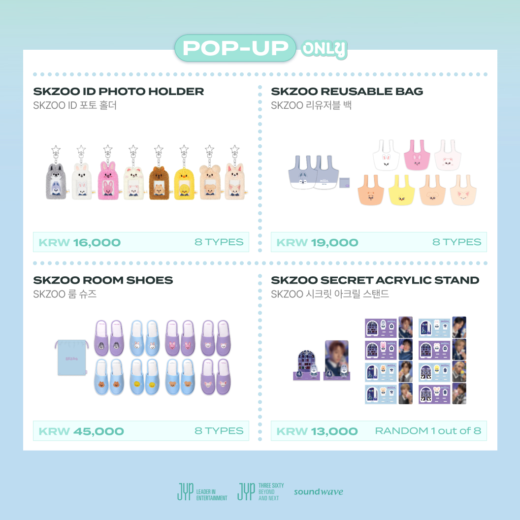 더쿠 - Stray Kids x SKZOO POP-UP & CAFE '푺푲풁푶푶'푺 푴푨푮푰푪 푺푪푯푶푶푳' IN BUSAN ...