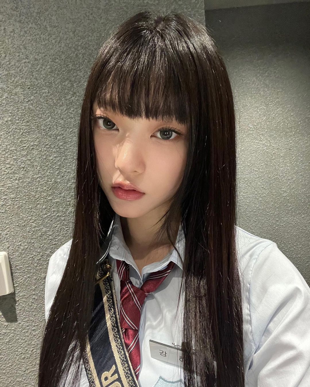 더쿠 - 교복 강해린 셀카옴