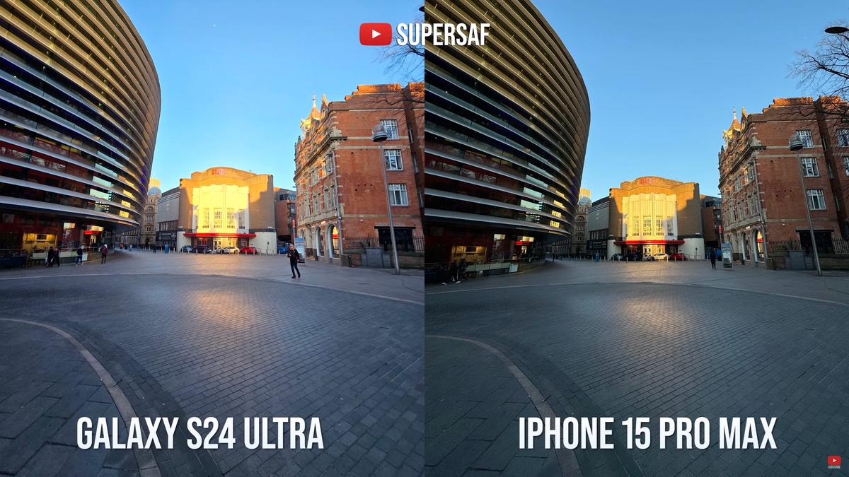 더쿠 - 썬글라스 쓴 모히칸 아재 유튜버의 갤럭시S24울트라 vs 아이폰15프로맥스 카메라 비교 리뷰