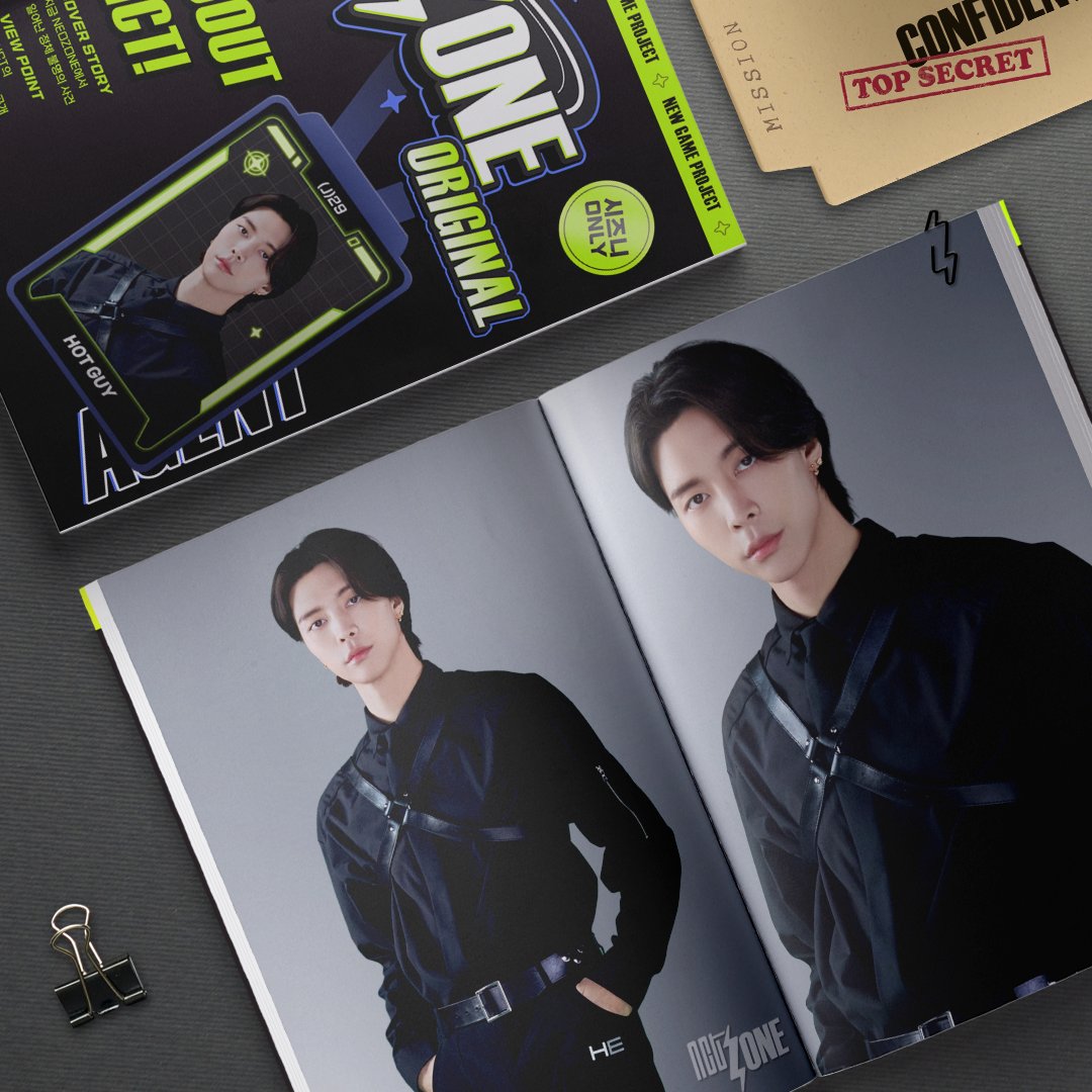 더쿠 - [⚡ ] NCT ZONE ORIGINAL INSIDE COVER IMAGE 【AGENT】 쟈니 해찬